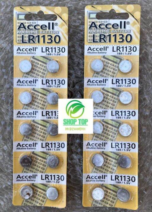 Lr1130 189 Accell Button cell Battery Alkaline Battery | Lazada PH