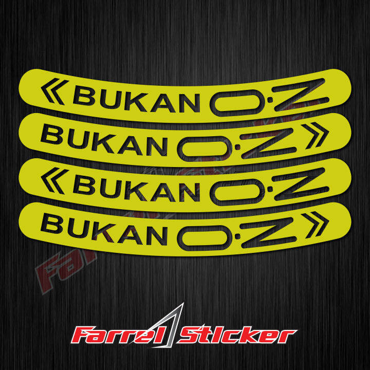 stiker velg sticker BUKAN OZ racing | Lazada Indonesia