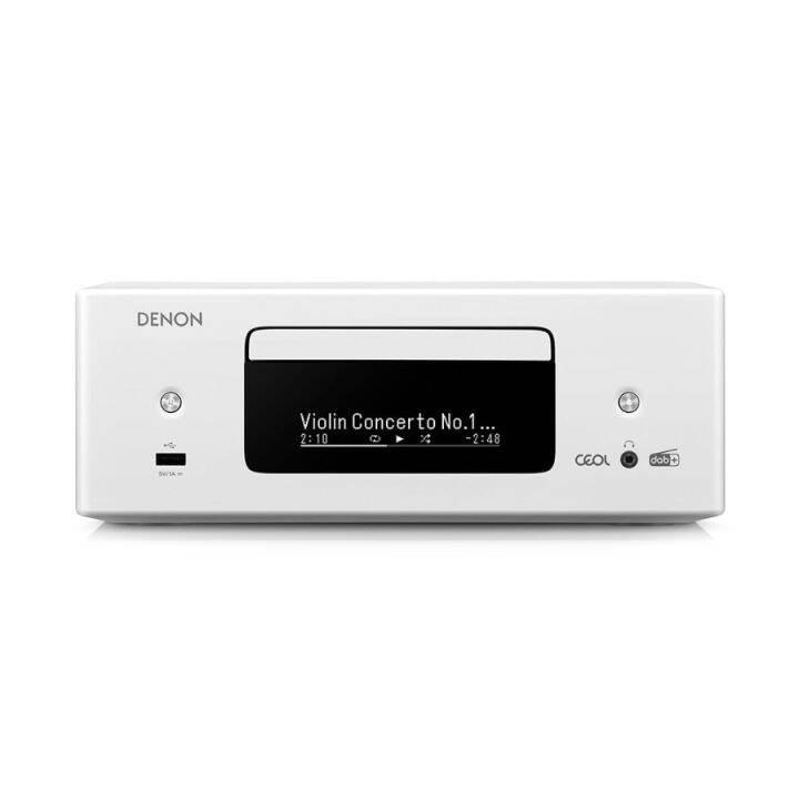 Denon CEOL RCD-N12 Compact stereo receiver with built-in CD player, tuner, Bluetooth®, Apple ...