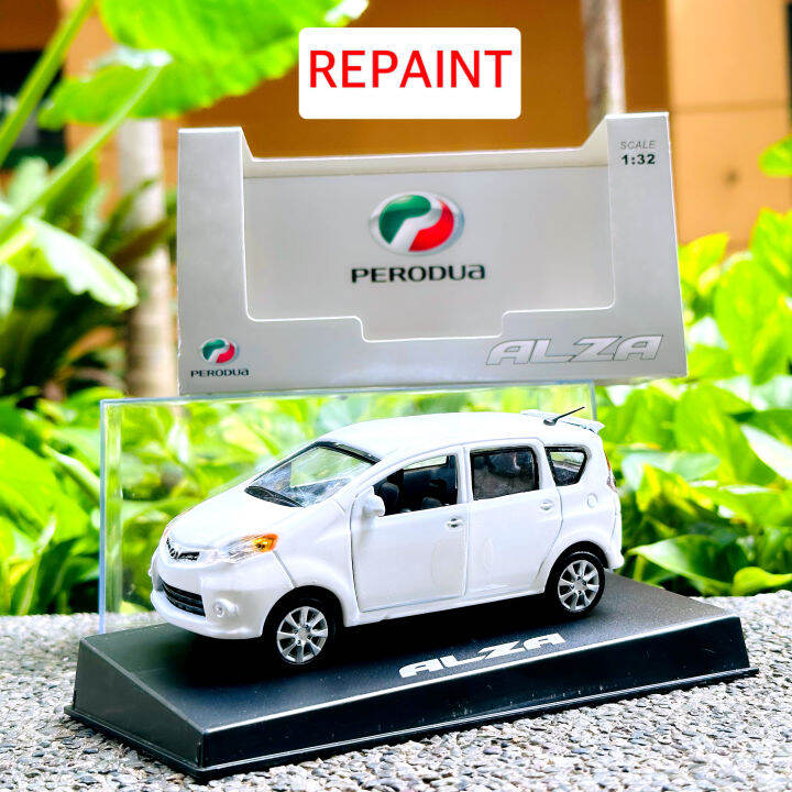 DIECAST PERODUA ALZA WHITE (REPAINT) | Lazada