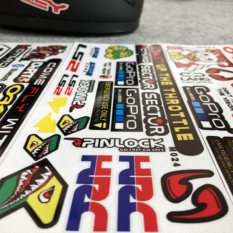 Shoei Reflective Motorcycle Helmet Sticker Aiar Lens Sticker Marquis 93 ...