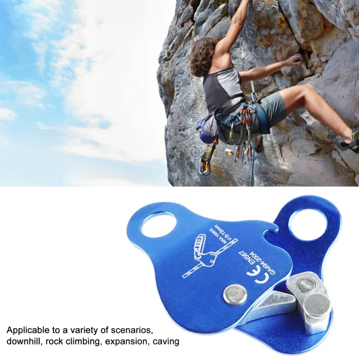 เชือกล็อคตัวเองแบบเคลื่อนย้ายได้คว้าเชือกปีนเขากลางแจ้ง Ascender Fall ...