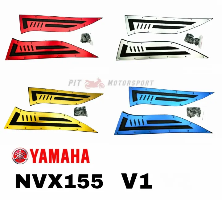 YAMAHA NVX 155 V1 Carpet Foot Pedal Floor Panel Footboard Alloy ...