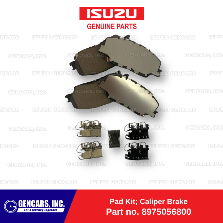 Isuzu Pad Kit; Caliper Brake for Dmax 2021-2023 (8975056800) (Genuine Parts) | Lazada PH