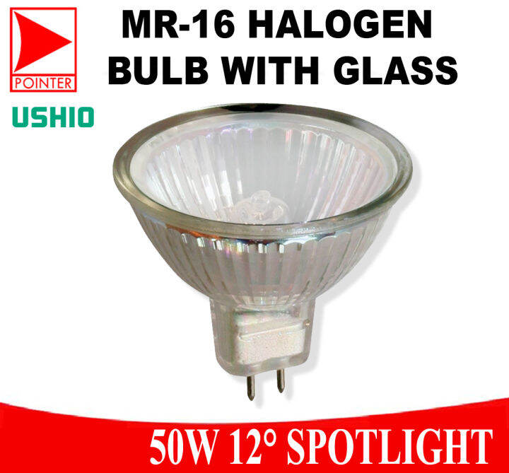 Ushio Halogen Bulb MR16 50W with Glass Made in Japan | Lazada PH
