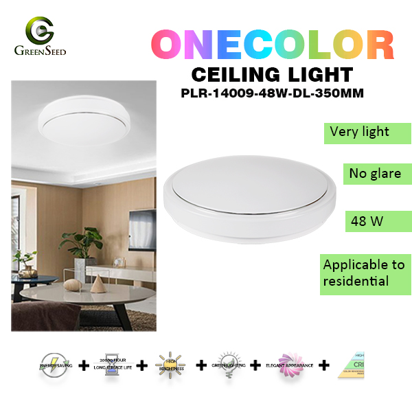 Gs Lighting Modern Ceiling Light High Edge Silver Design Aluminium ...