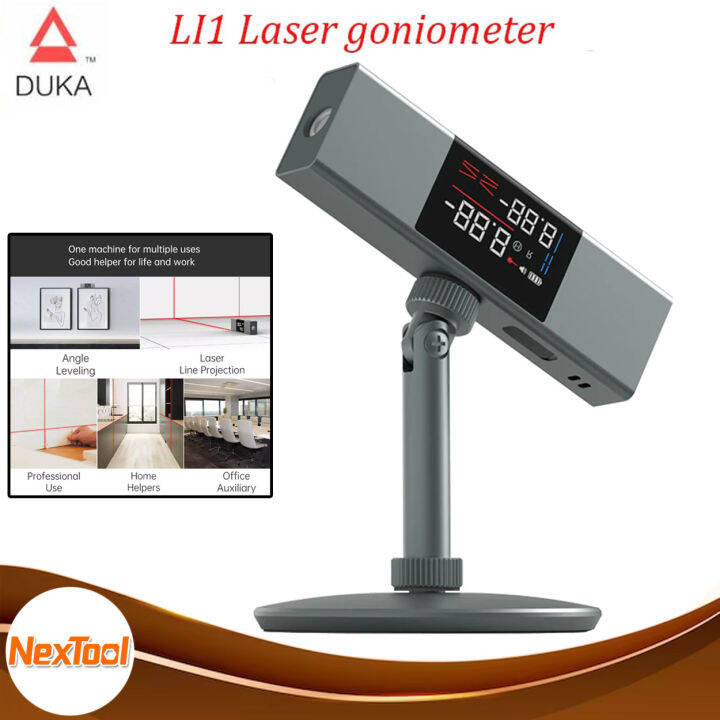 AtuMan DUKA LI1 Digital Angle Finder Protractor Rechargeable Level and ...