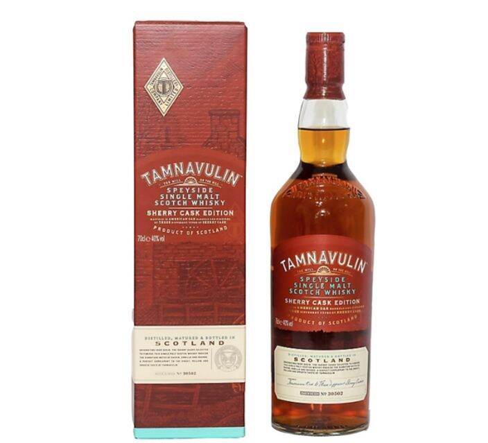 Tamnavulin Sherry Cask Edition Speyside Single Malt Scotch Whisky 700ml With Box | Lazada Singapore