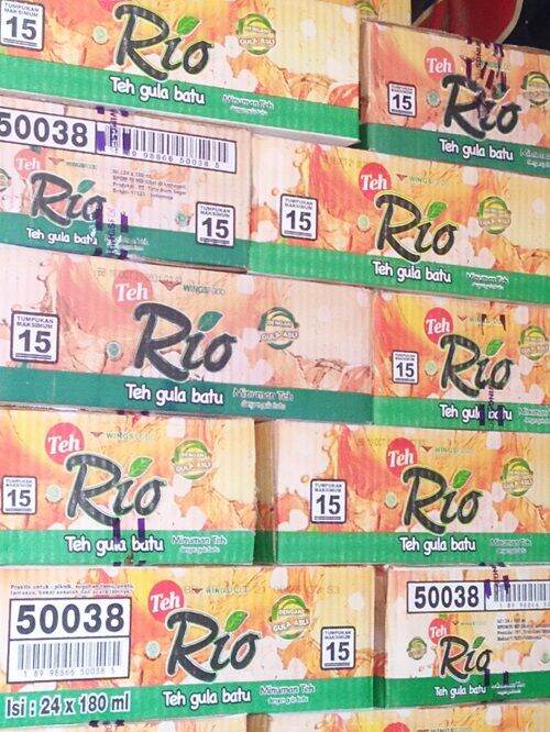 Teh Rio Gula Batu 180 ml x 24pcs | Lazada Indonesia