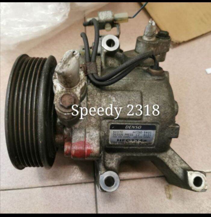 Original toyota Passo (myvi Jepun) 1.3 compressor Denso aircond!! Myvi ...