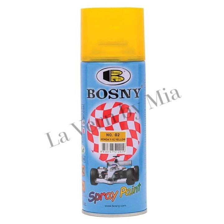 Bosny Candy Tone Honda Y-1C Yellow 02 Spray Paint | Lazada PH