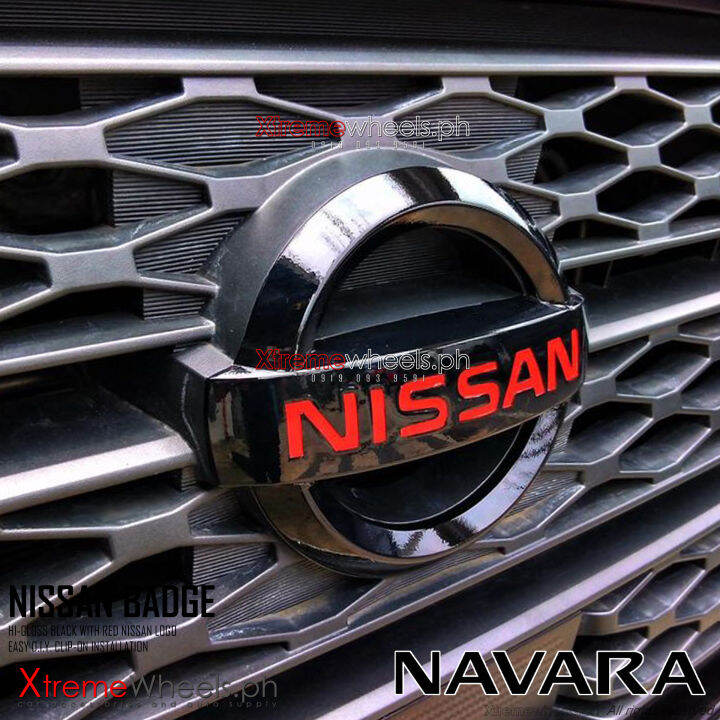 Nissan Terra / Navara EL VL VE PRO4X 2016-2024 Glossy Black with Nissan ...