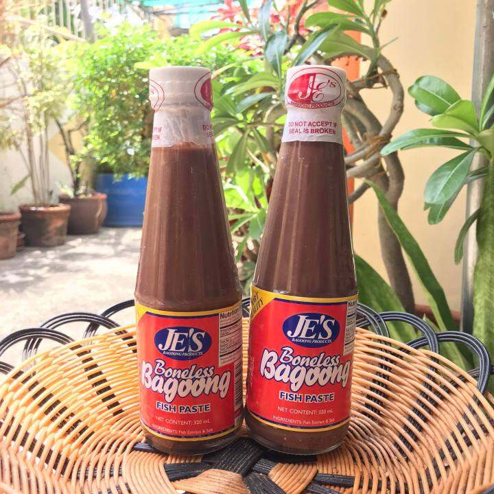 Set of 2 pcs Pangasinan Boneless Bagoong Isda (Fish Paste) 320ml/bottle ...