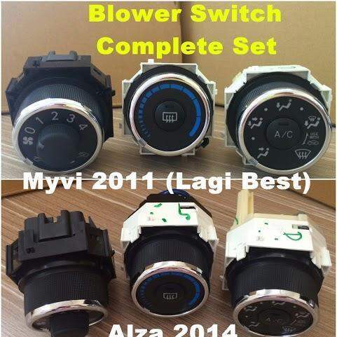 PERODUA MYVI LAGI BEST & ALZA AIR COND SWITCH FULL SET | Lazada
