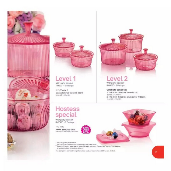 Tupperware Celebrate Server [LOOSE] | Lazada
