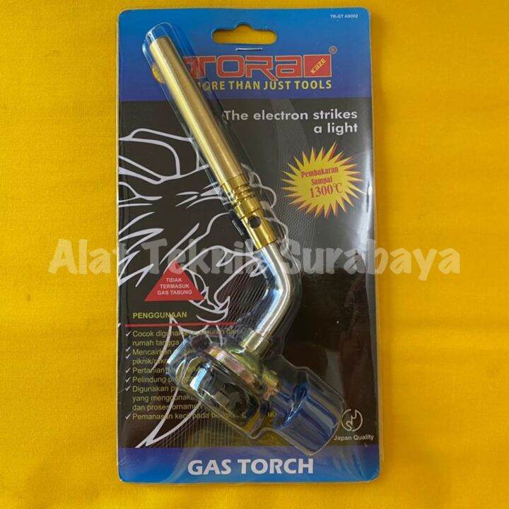 GAS TORCH TORA GTAS002 GT AS002 MANUAL FLAME GUN TEMBAK PEMANTIK API ...