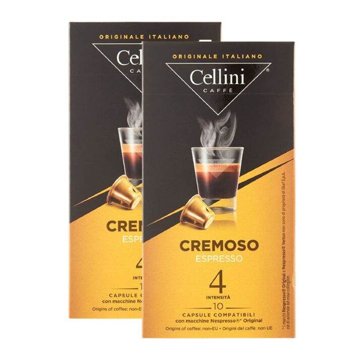 Cellini Caffe Cremoso Espresso for Nespresso เคลลินี่ ครีโมโซ่ เอสเปรส ...