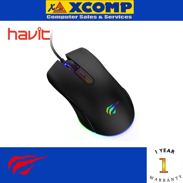 HAVIT MS877 RGB Backlit Gaming Mouse | Lazada PH