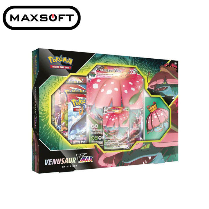 Pokémon TCG: Venusaur VMAX Battle Box | Lazada PH