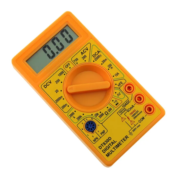 Mini Pocket Digital Multimeter With Buzzer DT-830D | Lazada PH