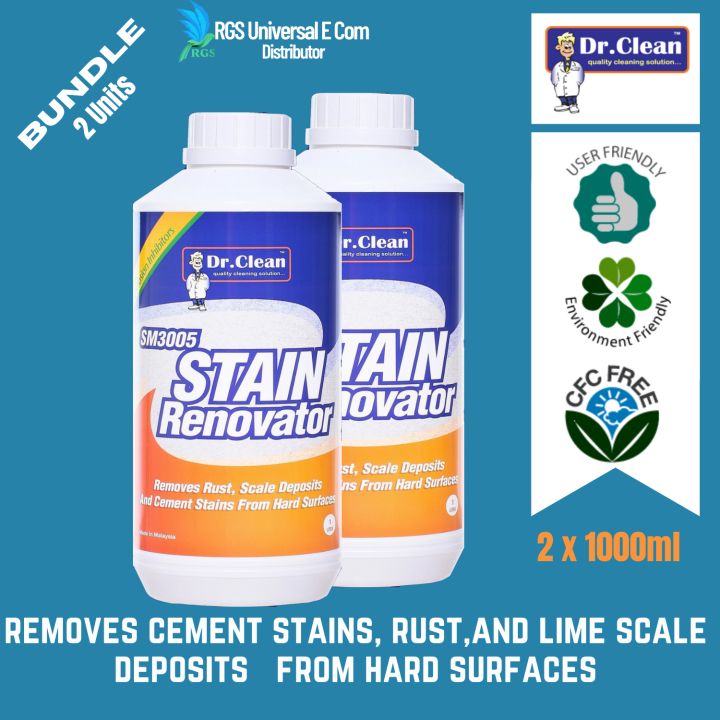 Cement Remover, Cement Stain Remover, Rust Stain Remover & Lime Scale ...
