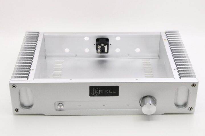 Silver All-Aluminum Power Amplifier /Chassis Class A Amplifier Enclosure/ DIY Hifi Case Box For ...