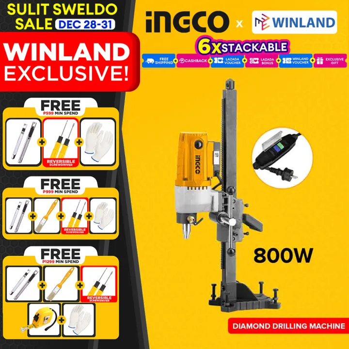 INGCO by Winland Diamond Drilling Machine | Coring Drill 2800W DDM28001 ...