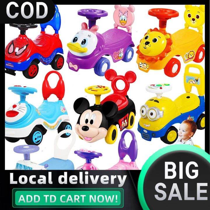 【💝Hot Sale💝】 PROMOTION Baby Kid Ride On Push with Music Horn Steering ...