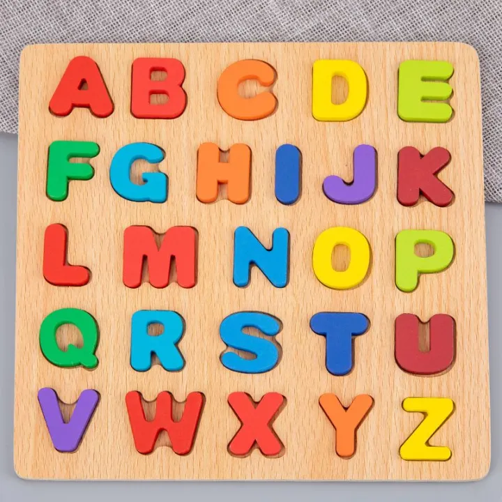 DQ(Cartoon Number Letter Puzzle Educational Toy Number Letter Building ...