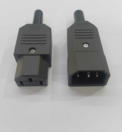 ebike electrical socket,10A 250V female and male,straight cable plug ...