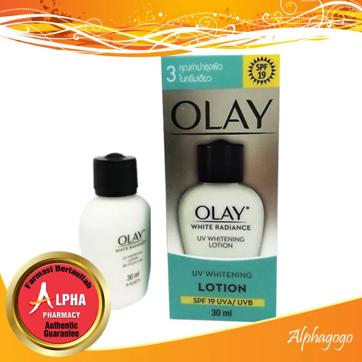 Olay White Radiance UV Whitening Lotion SPF 19 UVA/UVB (30ml) | Lazada