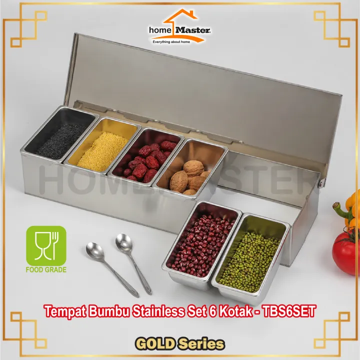 HomeMaster Tempat Bumbu/Condiment Container/Kontainer/Organizer ...
