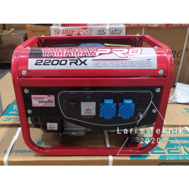 Genset Gasoline Generator YAMAMAX PRO 2200 RX 1000 watt AVR | Lazada ...