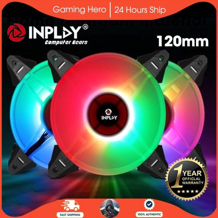 INPLAY PC Case Cooling Fan Cooler Fan for Gaming RGB Fan 120MM Fans ...
