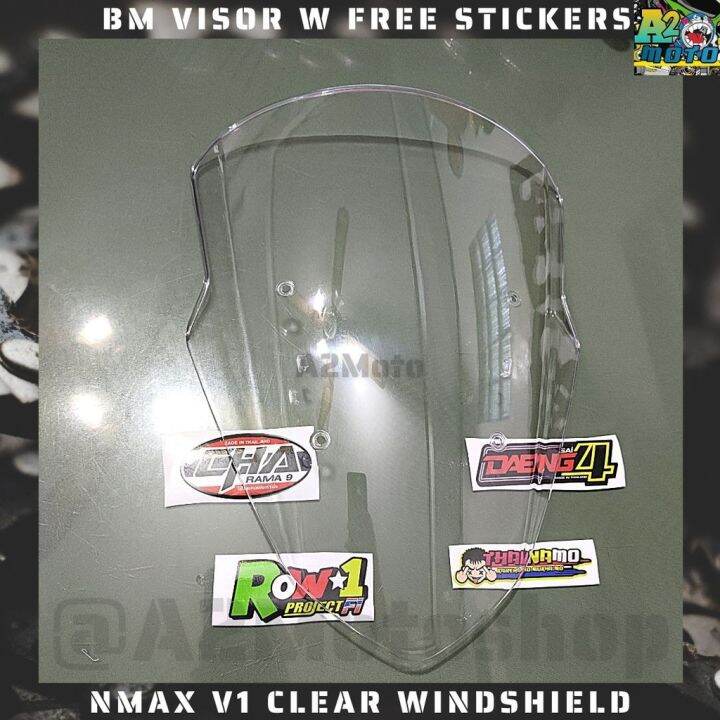 【factory outlet】 PCX 160 NMAX V1 V2 Ds4 BM Visor Clear Windshield w ...