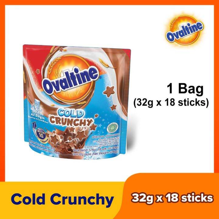 Ovaltine Cold Crunchy 32g Sticks in Bag (18s) | Lazada PH