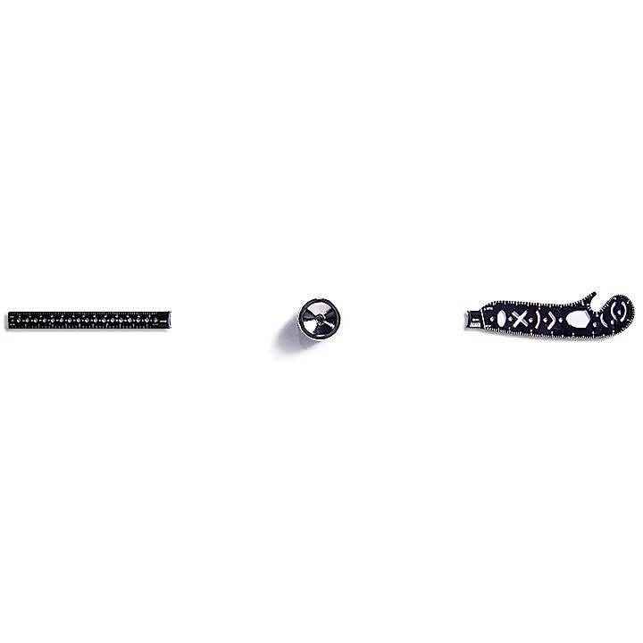 Multiftional Rotating Drawing Ruler Student Homework Geometry Magnet ...