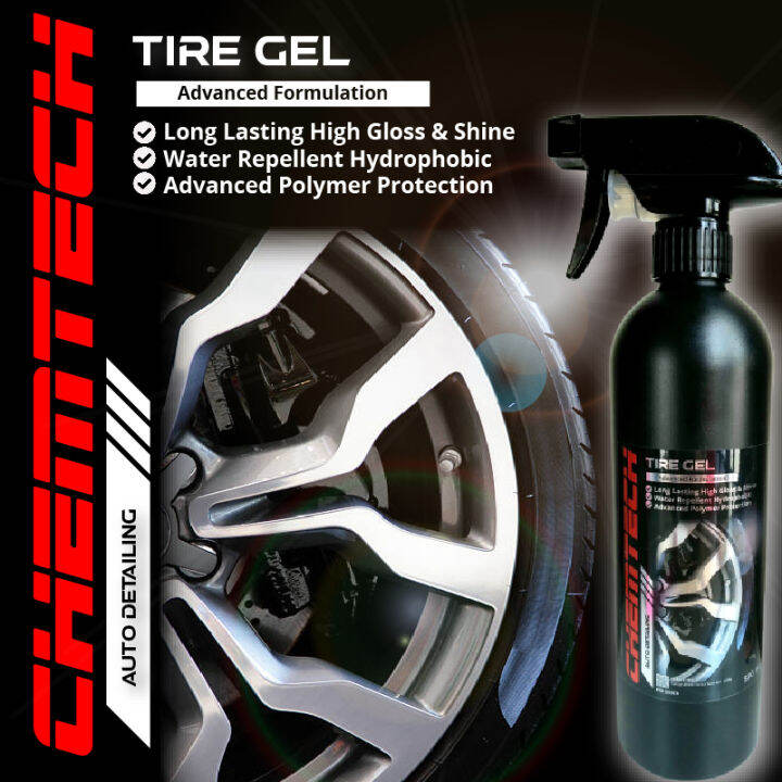CHEMTECH Tire Gel - Ultra High Gloss, Robust Tough Long Lasting Shine ...