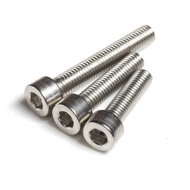 1/5/10/50pcs DIN912 M1.4 M1.6 M2 M2.5 M3 M4 M5 M6 M8 M10 A2 70 304 Stainless Steel Allen Hexagon ...