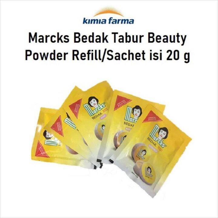 Bedak Marcks Tabur Sachet 20g | Lazada Indonesia