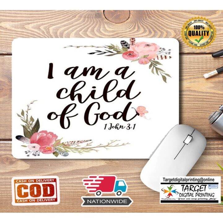 BIBLE VERSE MOUSE PAD I 5mm Thick Pad FAITH LOVE HOPE | Lazada PH