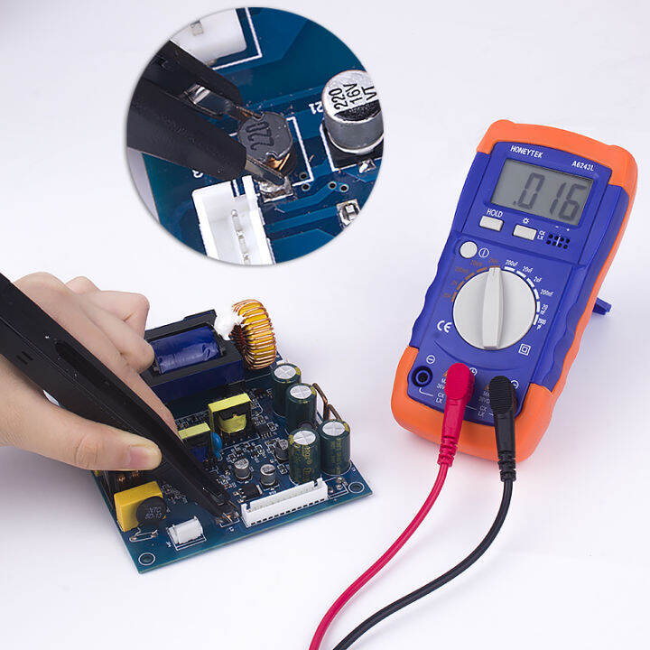 Professional Digital LCR Meter 2000pF-200uF 2mH-20H A6243L Capacitor ...