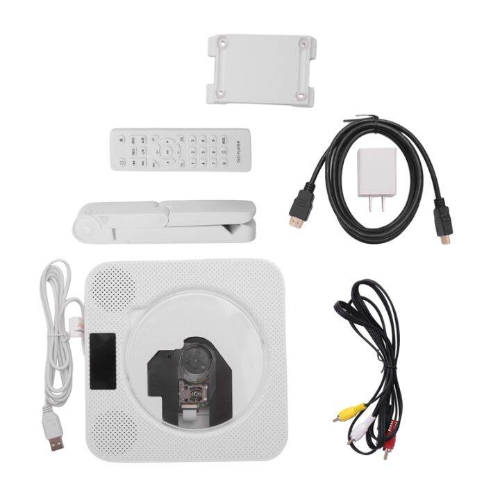 Wall Mounted DVD / CD Player with Bluetooth Stereo FM Radio HiFi Music ...