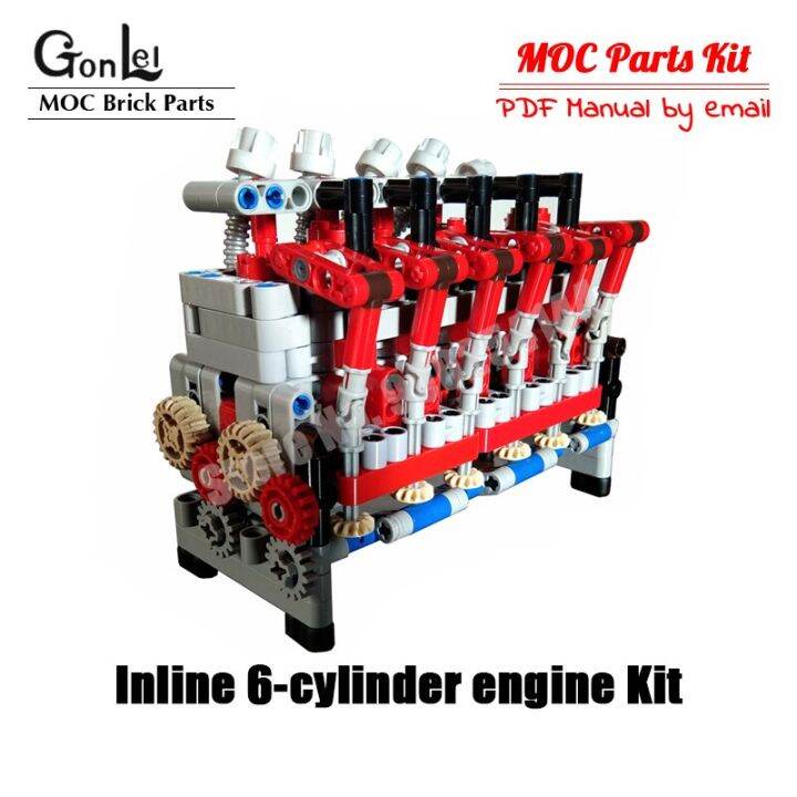 Technical Inline 6 Cylinder 4-Stroke Engine Match 4 Speed Engine ...