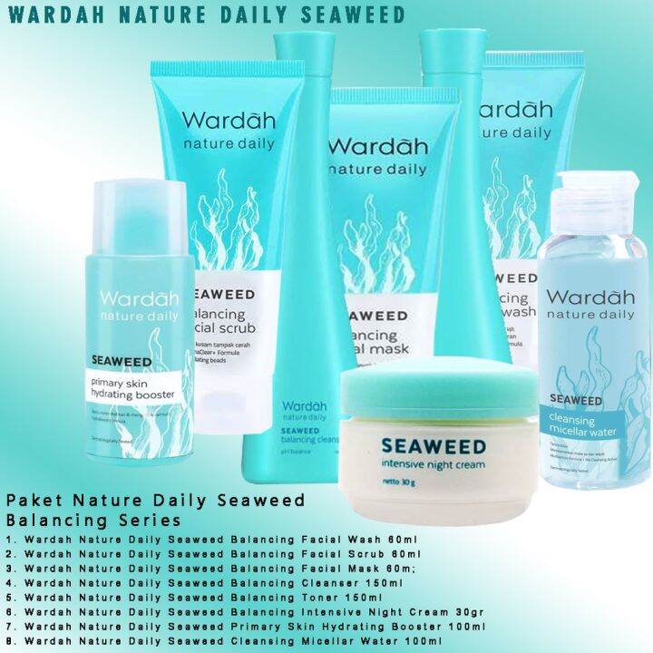 WARDAH NATURE DAILY SEAWEED | all item | Lazada Indonesia