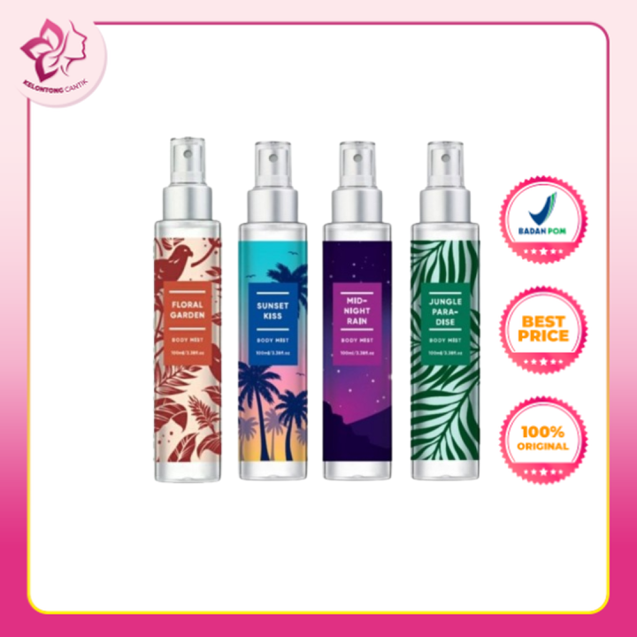 MINISO Body Mist 100ML Parfum Fragrance Mist Perfume Spray Wanita ...