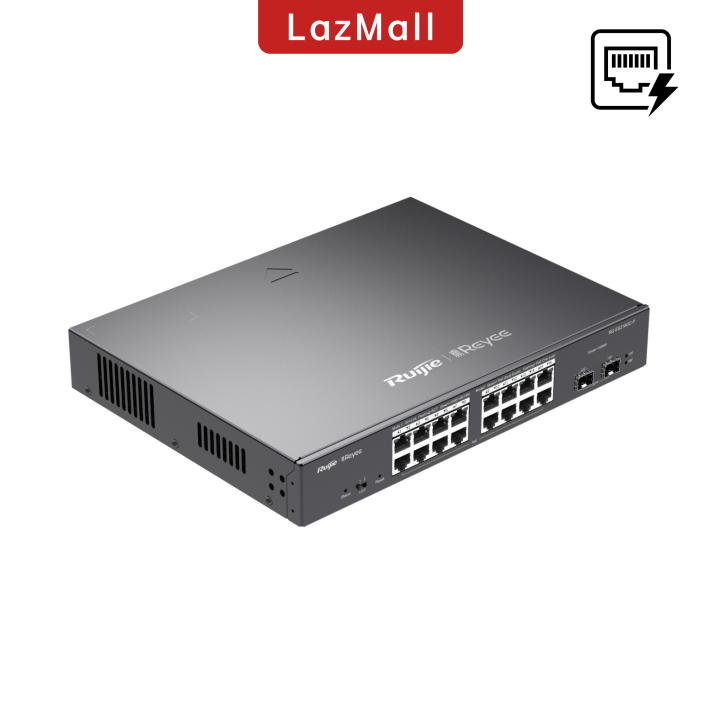 Ruijie RG-ES218GC-P Cloud Managed Poe Switch - 16X Poe+ Ports, 2X Sfp ...