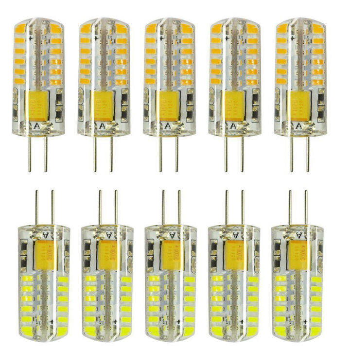 10x 3W Mini G4 LED Corn Light Bulbs 220V 12V Bi Pin Base 20W Equivalent ...