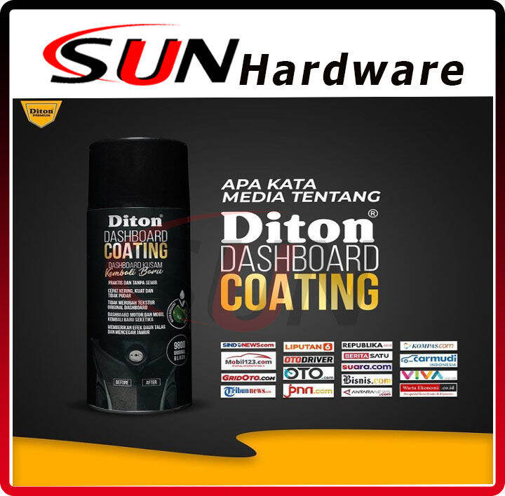Pilox Diton Premium Dashboard Coating Original Black 9800 Hitam Panel ...