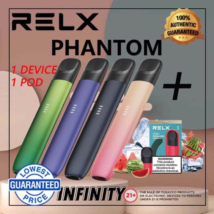 Relx refill set rlex rel x Infinity vaper smoke relex pod vape juice ...